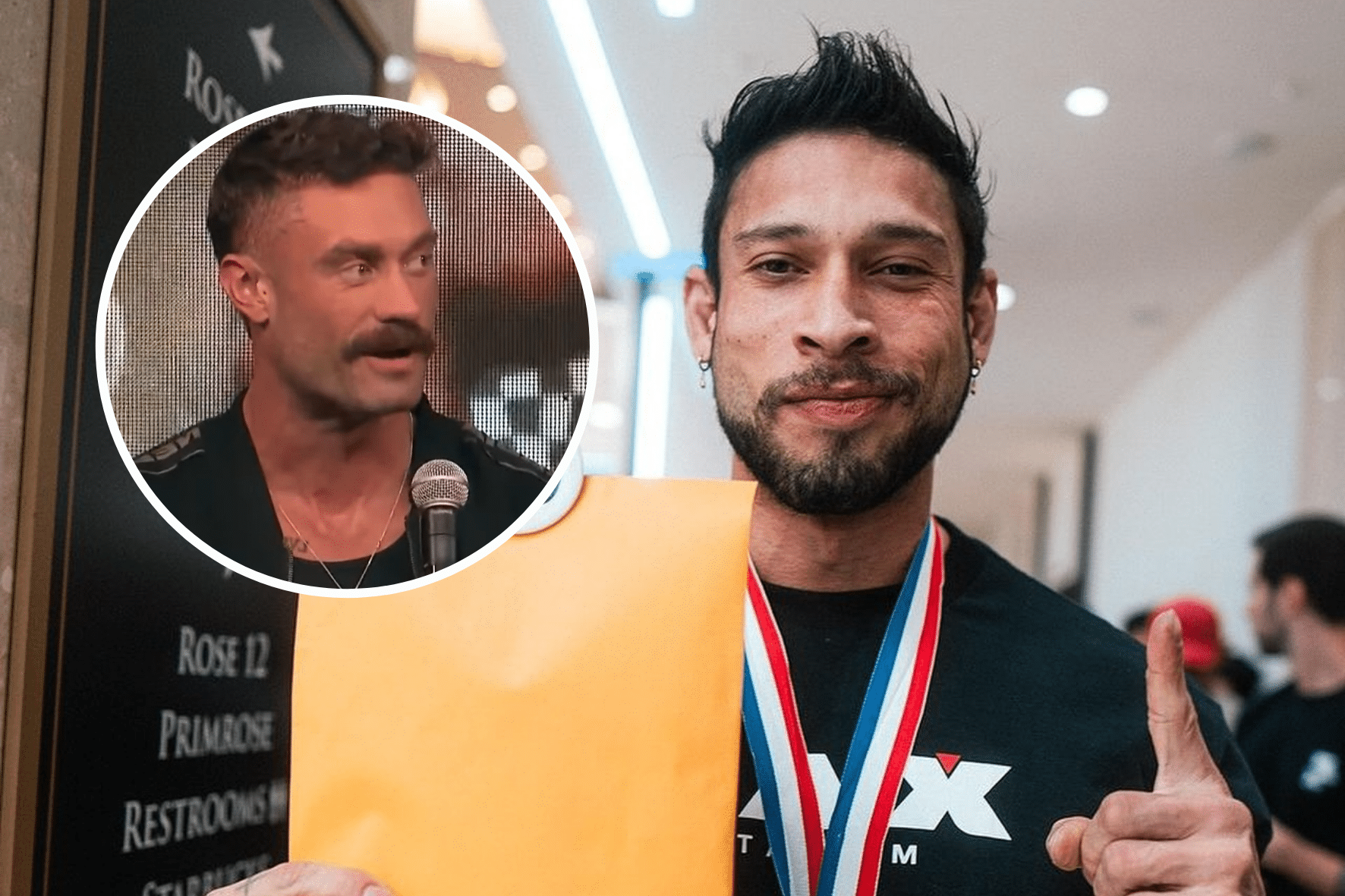 CORAJOSO! Ramon Dino desafia Cbum na frente de todos no Mr. Olympia ...