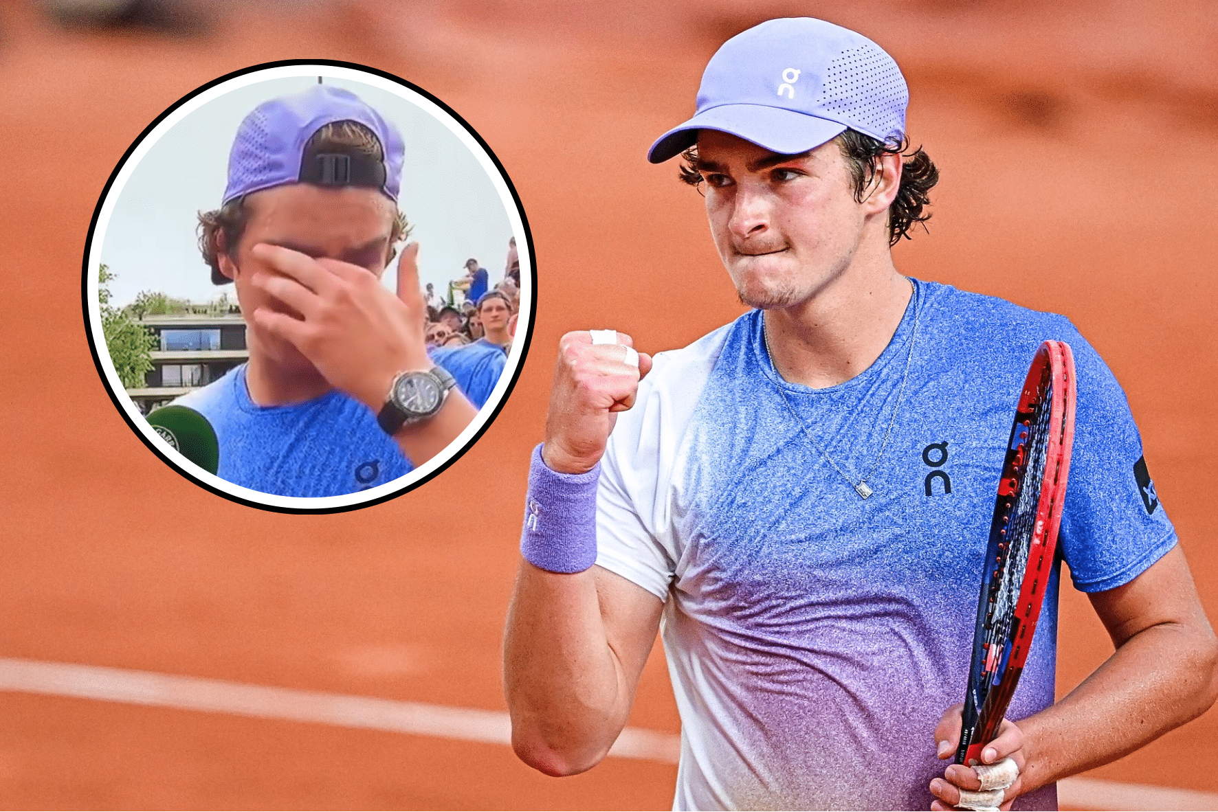 Chorando, João Fonseca se emociona após vitória em Roland Garros: “Muita pressão” - Esportelândia
