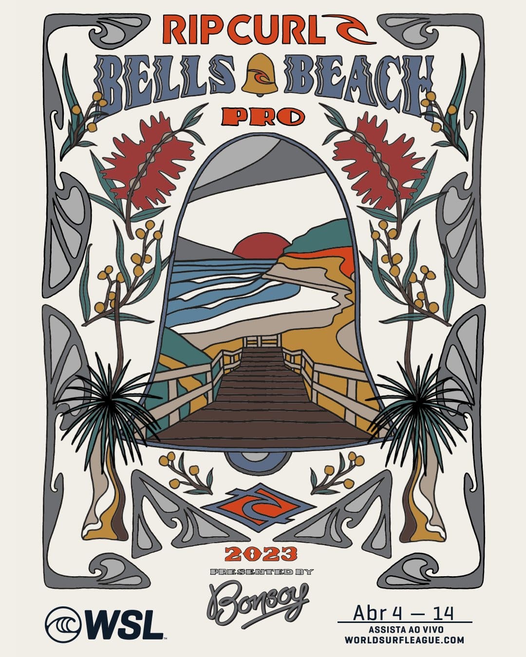 WSL divulga baterias para etapa de Bells Beach confira