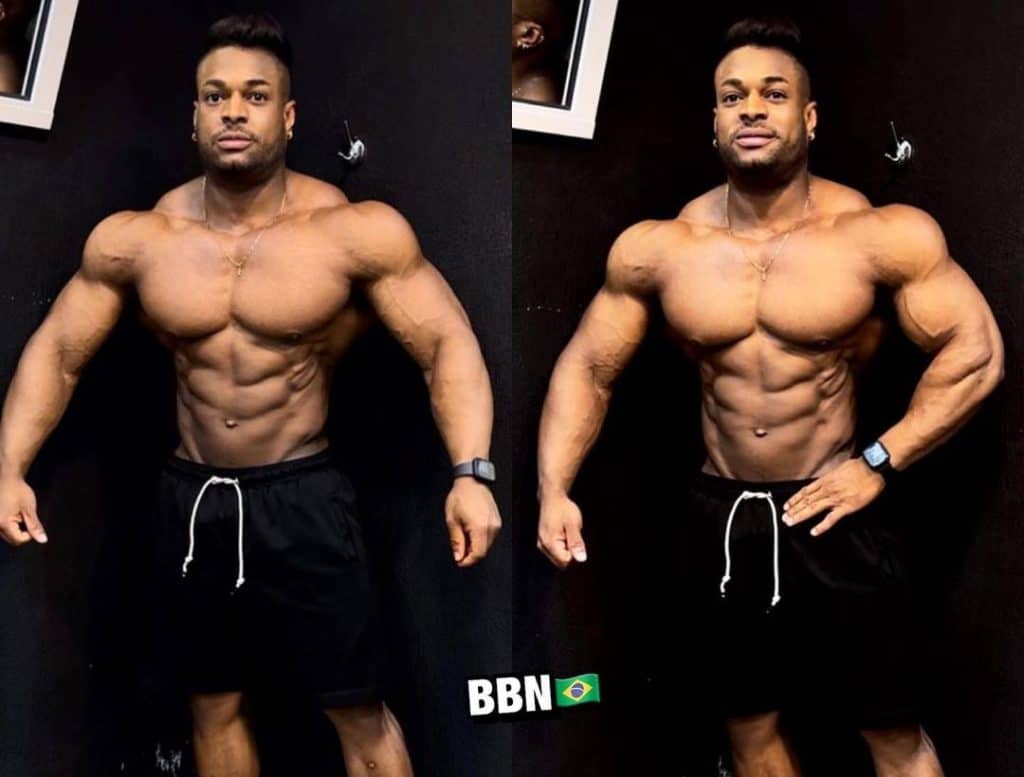 Vinicius Matheus mostra físico rumo ao Bahia Muscle Pro - Esportelândia