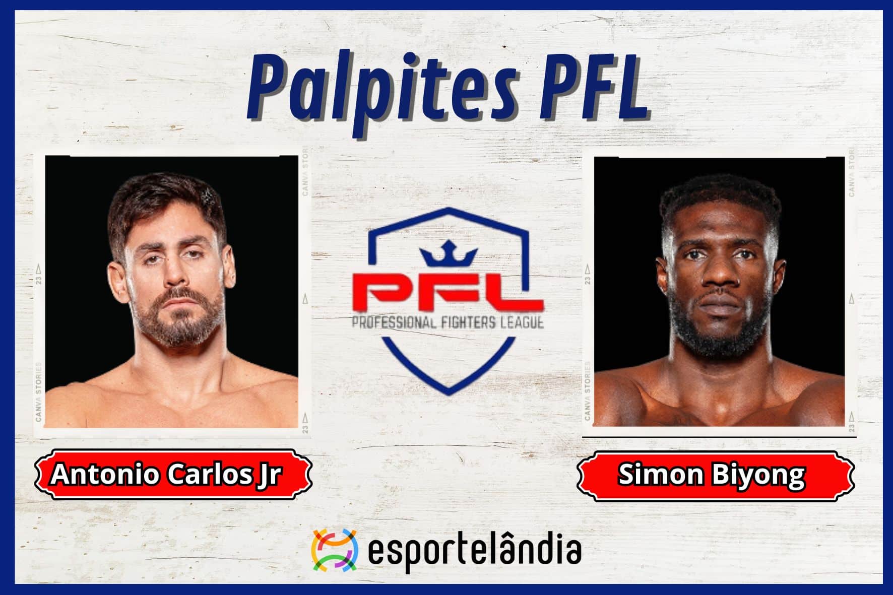 Palpites PFL: Antonio Carlos Jr x Simon Biyong – 12/04