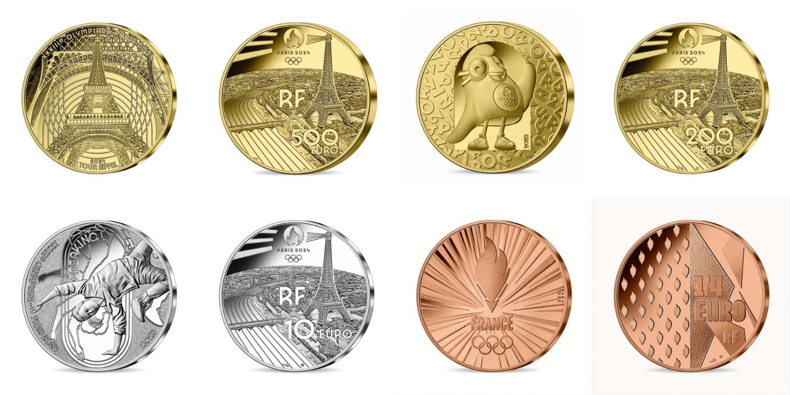 Moedas das Olimpíadas Paris 2024: conheça todos os modelos - Esportelândia